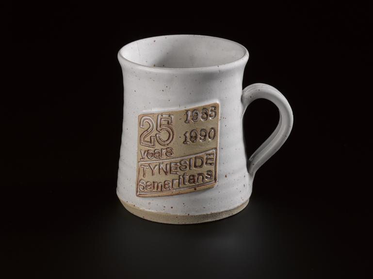 Samaritans Tyneside 25th Anniversary mug, 1990 | Science Museum Group ...