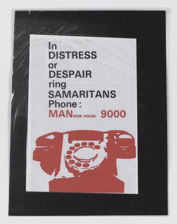 posters from The Samaritans, 1965-1990 | Science Museum Group Collection