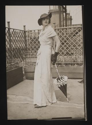A photographic print of Fashions, Ascot - Oaks, etc, 1935 - 1938 ...