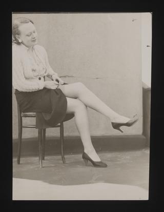 A photographic print of Fashions, Hosiery | Science Museum Group Collection