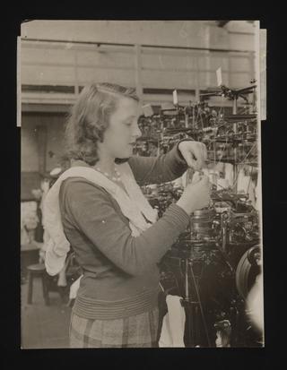 A photographic print of Fashions, Hosiery | Science Museum Group Collection
