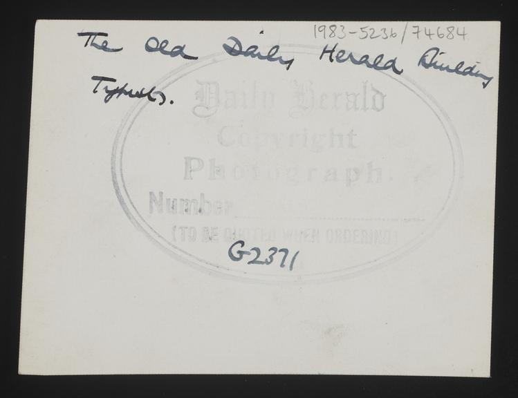 A photographic print of Daily Herald, The Old Daily Herald Building ...