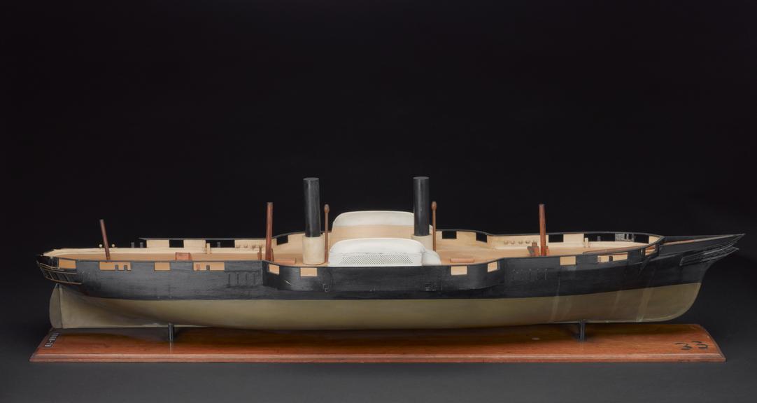 Whole model of the Prussian paddle frigate "Dantzig" | Science Museum ...