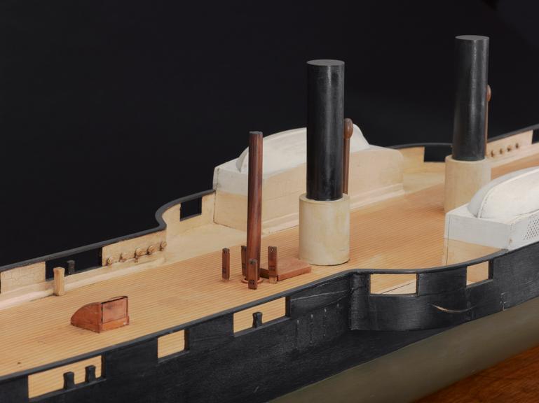 Whole model of the Prussian paddle frigate "Dantzig" | Science Museum ...