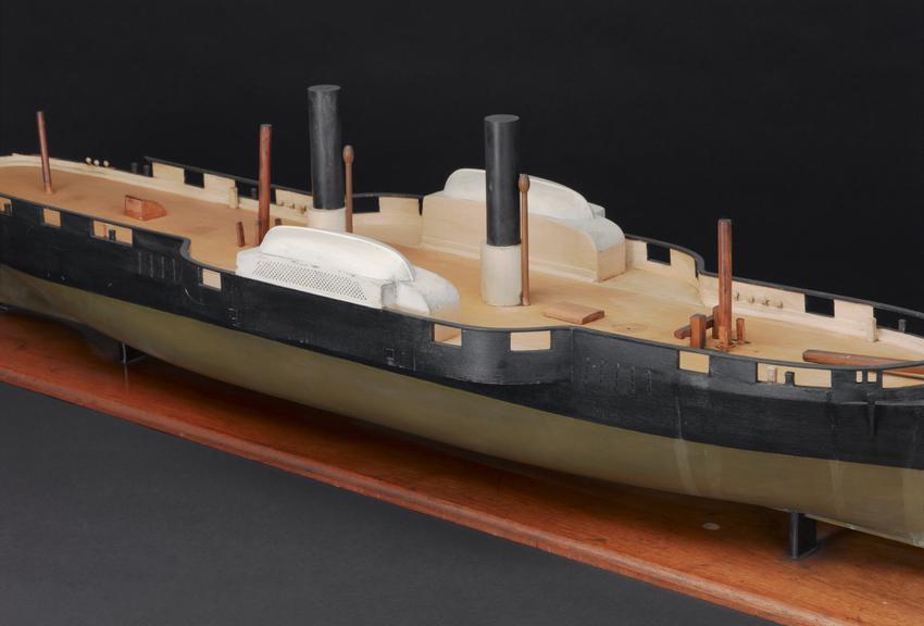 Whole model of the Prussian paddle frigate "Dantzig" | Science Museum ...