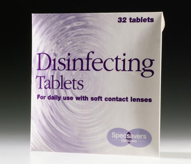 Contact lens disinfecting tablets | Science Museum Group Collection