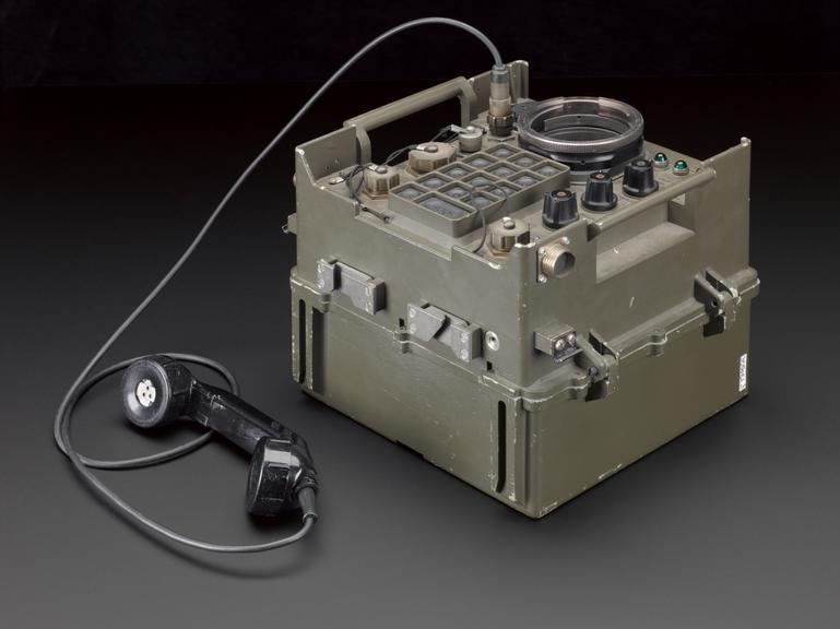 Radio transmitter and receiver unit, from Ptarmigan communications ...