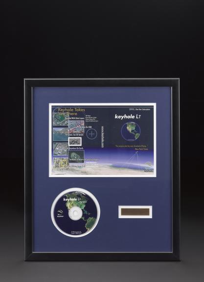 Plaque from the launch of Earthviewer, 2004 | Science Museum Group ...