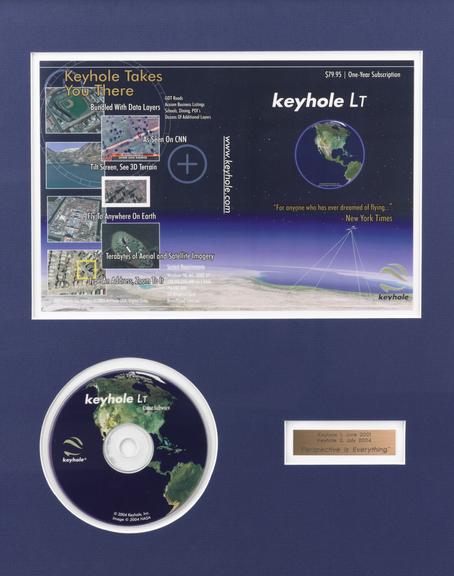 Keyhole Earthviewer Logo La Prima Versione Del Geobrowser Earth Viewer