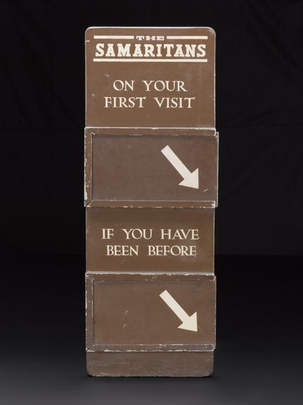 Samaritans Sign, 1953-1960 | Science Museum Group Collection