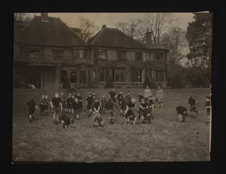 A photographic print of Children, Orphans | Science Museum Group Collection