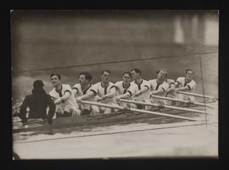 A photographic print of Sports, Rowing Boat Race, Oxford Crews ...