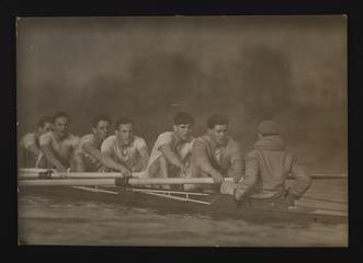 A photographic print of Sports, Rowing Boat Race, Cambridge Crews ...