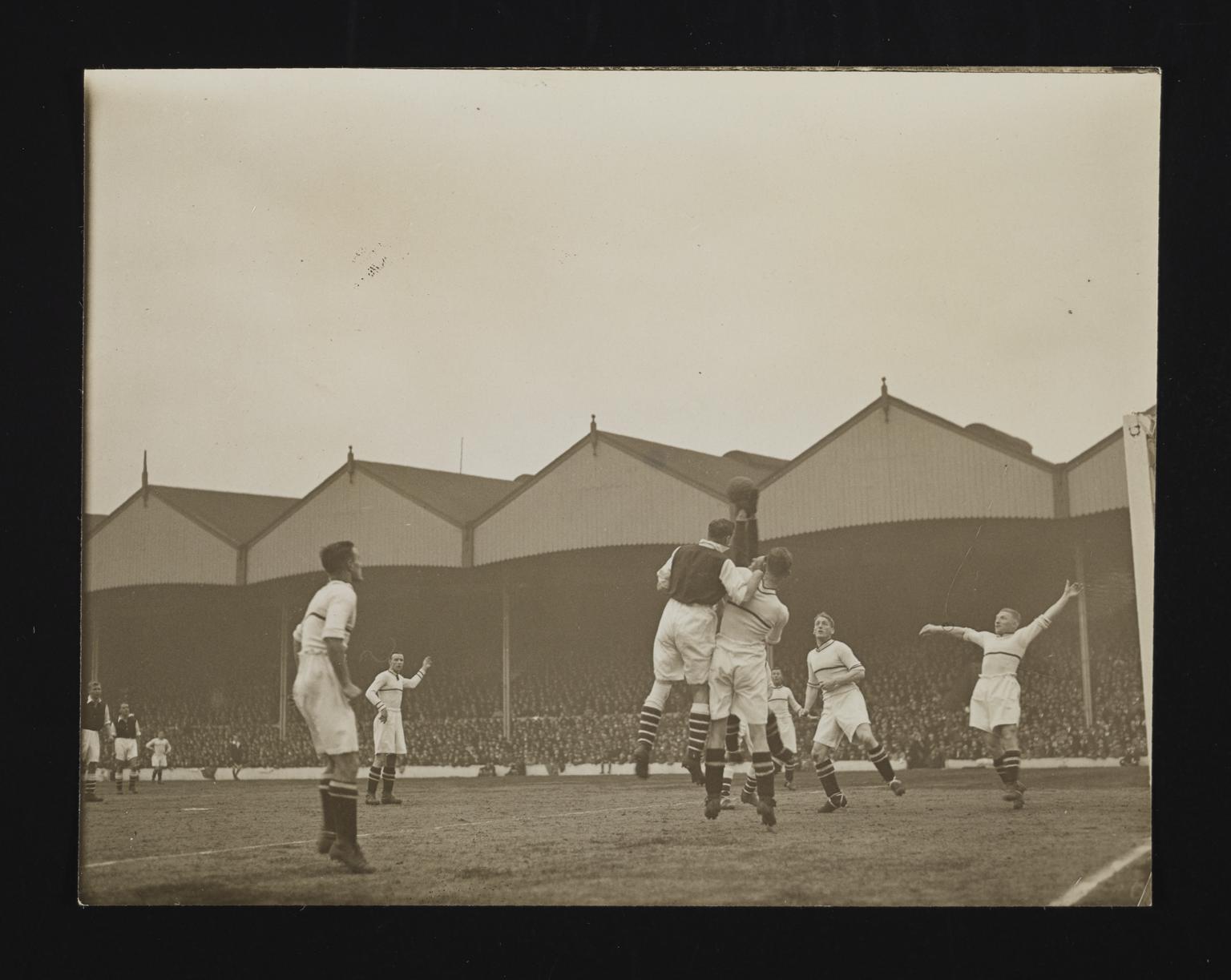 A photographic print of Sports, Football, League Matches, 1933 ...