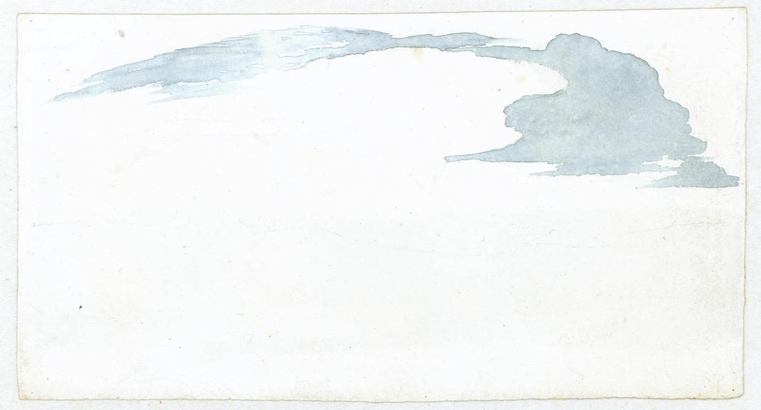 Cloud study with Stratus-like brush marks | Science Museum Group Collection