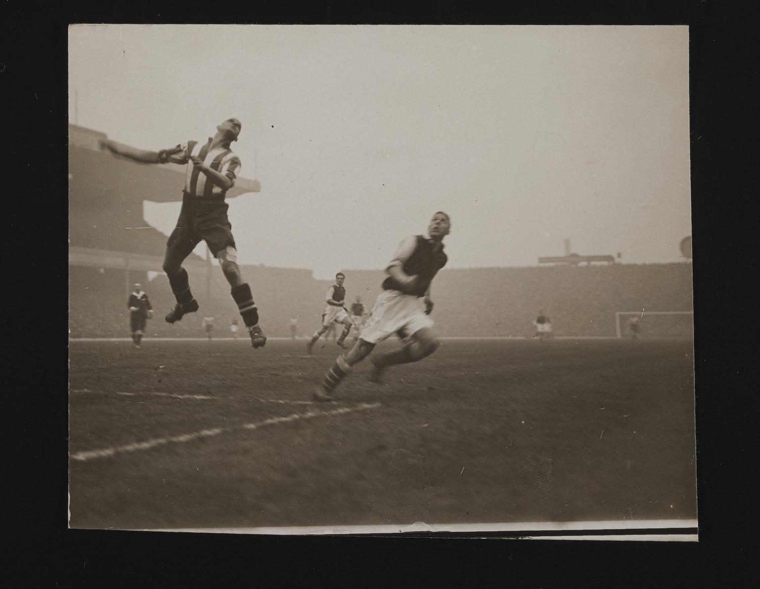 A photographic print of Sports, Football, League Matches, 1934 ...