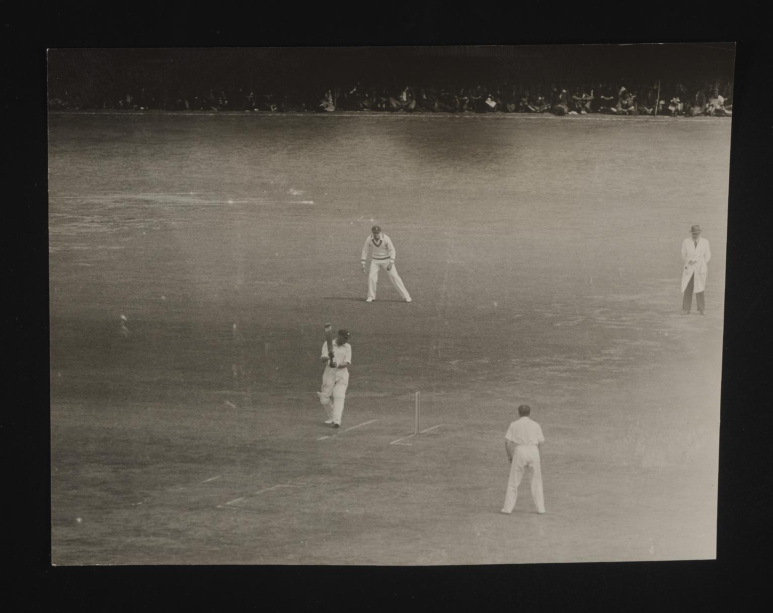 A photographic print of Sports, Cricket, England v Australia, 1934 ...