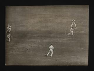 A photographic print of Sports, Cricket, England v Australia, 1934 ...
