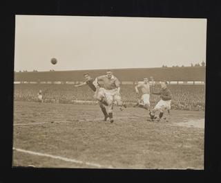 A photographic print of Sports, Football, League Matches, 1933 ...