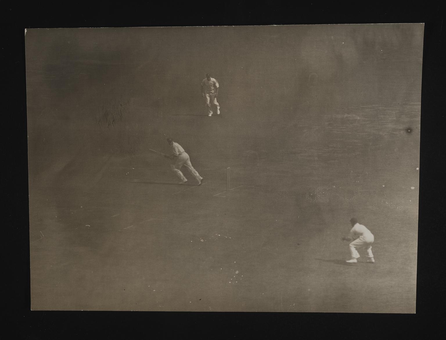 A photographic print of Sports, Cricket, England v Australia, 1934 ...