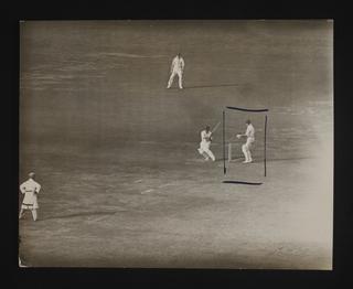 A photographic print of Sports, Cricket, England v Australia, 1934 ...