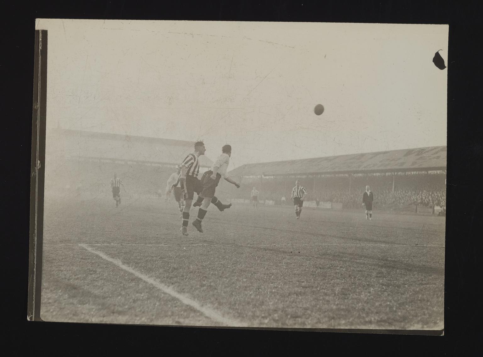 A photographic print of Sports, Football, League Matches, 1934 ...