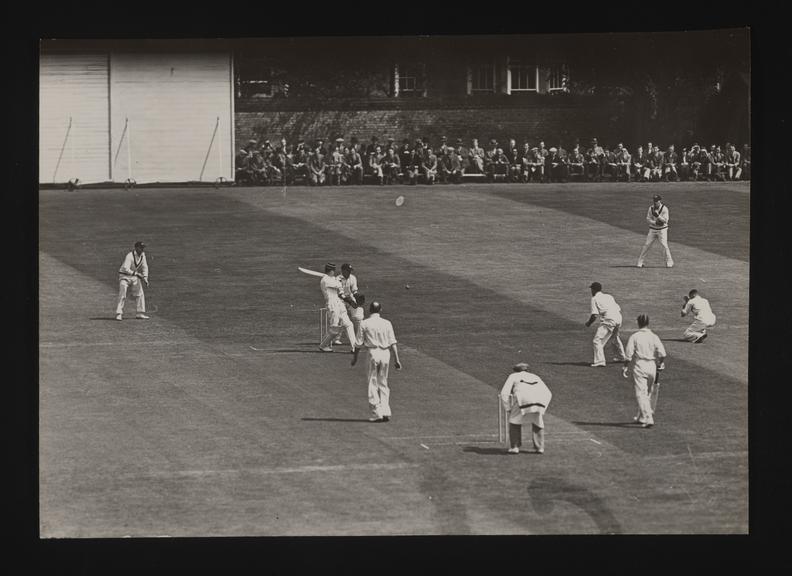 A photographic print of Sports, Cricket, Australia v Cambridge ...