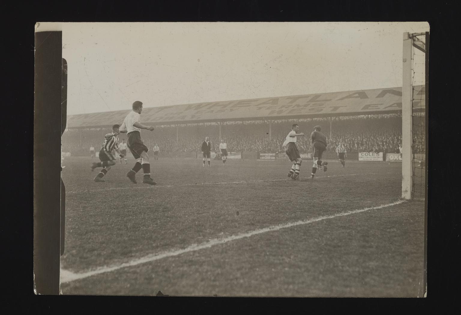 A photographic print of Sports, Football, League Matches, 1934 ...