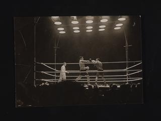 A photographic print of Sports, Boxing, Carnera v Gains, 30.5.32 ...