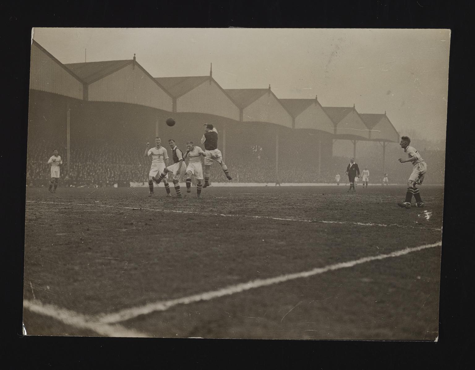 A photographic print of Sports, Football, League Matches, 1934 ...