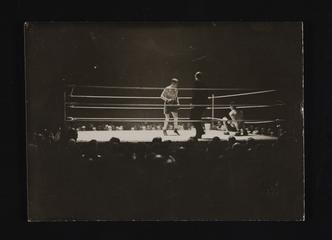 A photographic print of Sports, Boxing, Cuthbert v Mizler, 18.1.34 ...