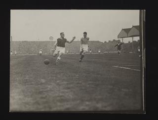 A photographic print of Sports, Football, League Matches, 1934 ...