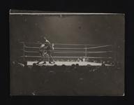 A photographic print of Sports, Boxing, Gains v Harvey, 8.2.34 ...