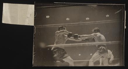 A photographic print of Sports, Boxing, Crowley v Duffy, 27.11.44 ...