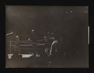 A photographic print of Sports, Boxing, Biquet v Kane, 28.6.37 ...