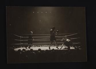 A photographic print of Sports, Boxing, Cook v Petersen, 17.12.34 ...