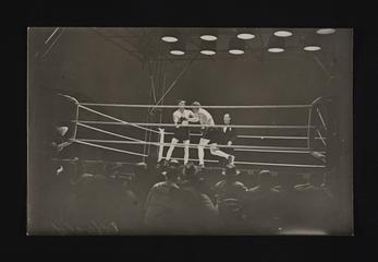 A photographic print of Sports, Boxing, Neusel v Petersen, 25.6.35 ...