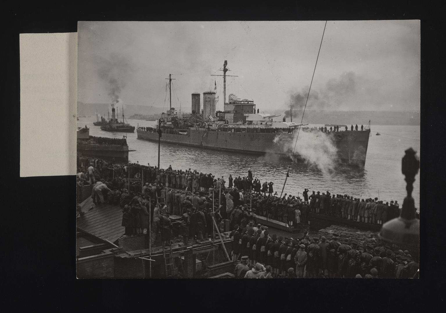 A photographic print of Navy, Cruiser, Exeter | Science Museum Group ...