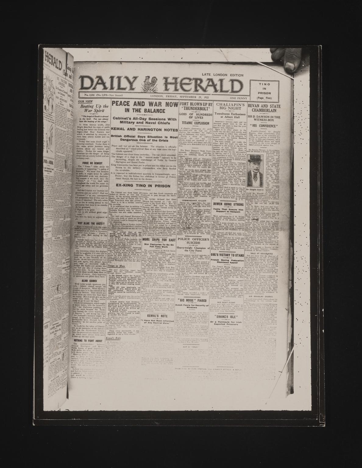 A photographic print of Daily Herald, Staff, Tape/Slide & McDonald ...