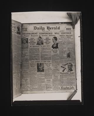 A photographic print of Daily Herald, Staff, Tape/Slide & McDonald ...