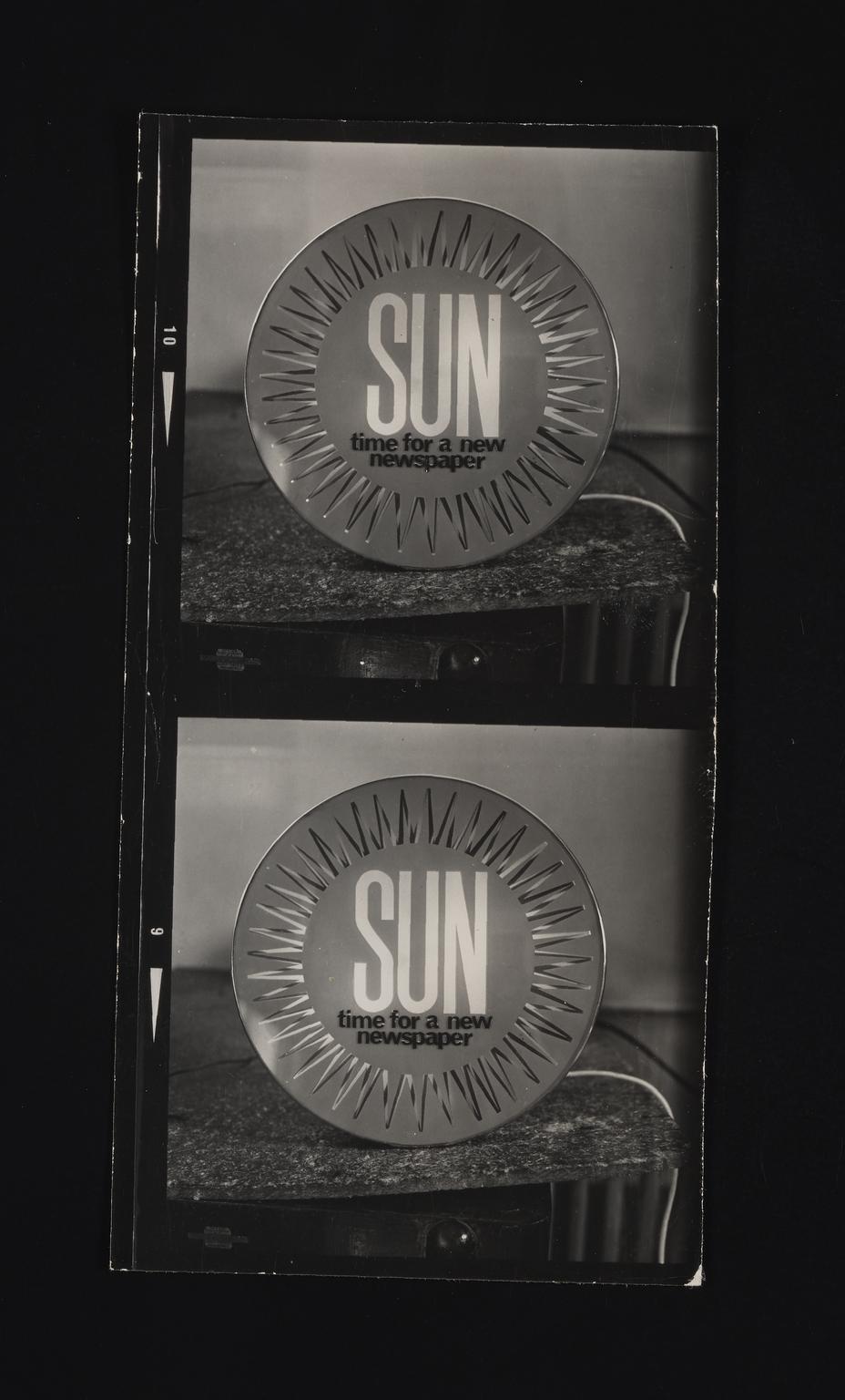 A photographic print of Industry, Printing - Newspapers, Sun ...
