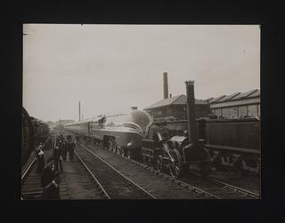 New LMS engine Coronation Scot and Stephenson's Rocket | Science Museum ...