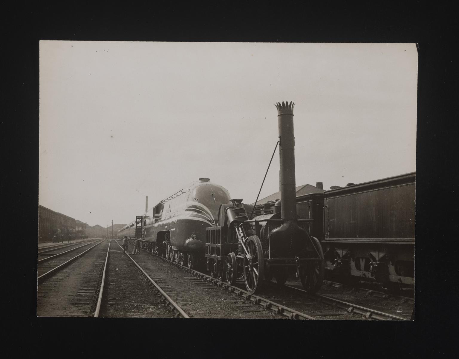 New LMS engine Coronation Scot and Stephenson's Rocket | Science Museum ...