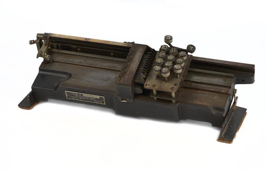 Mechanical Card Punch | Science Museum Group Collection