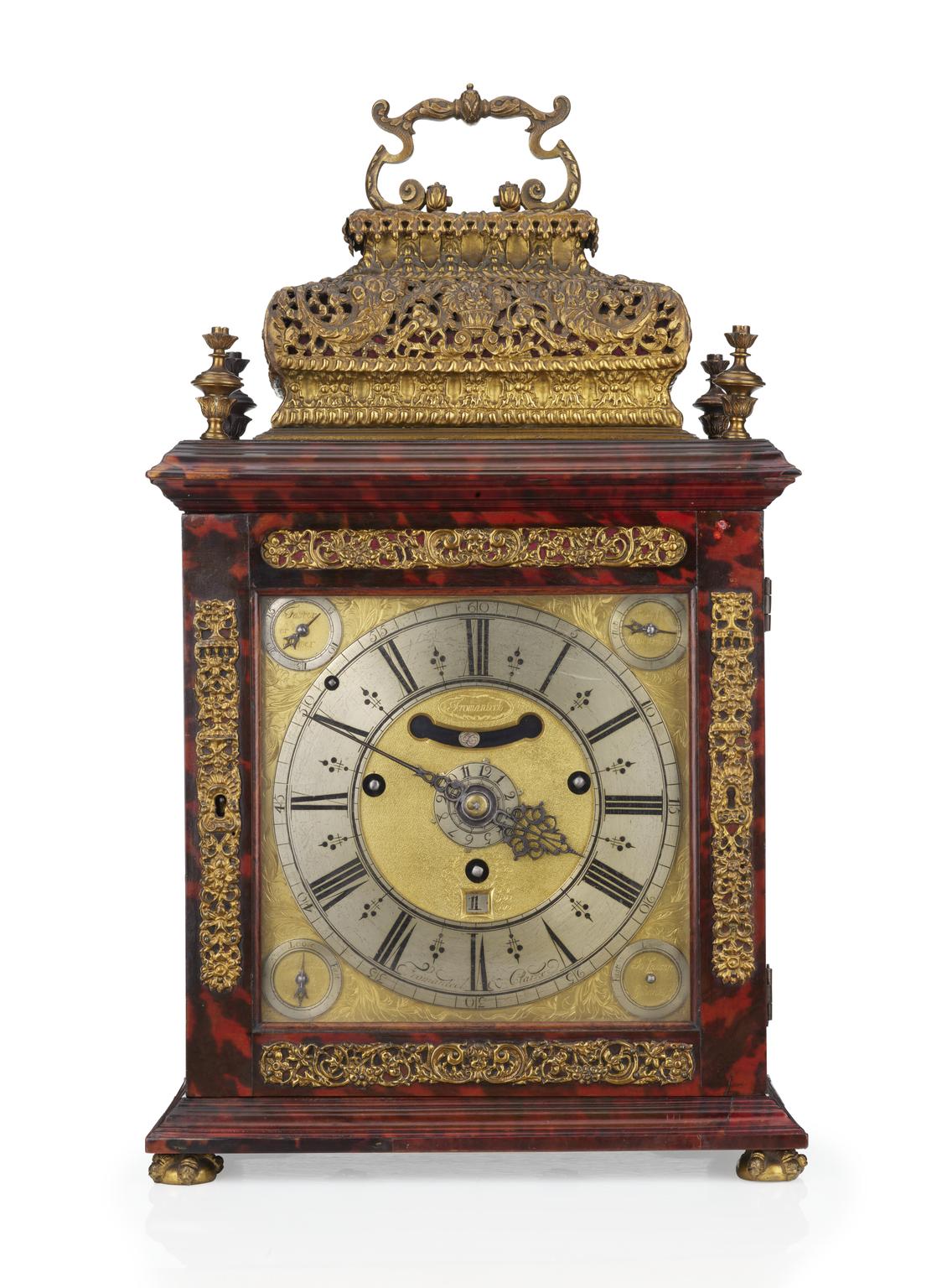 Table clock in tortoiseshell case by Fromanteel and Clarke | Science ...