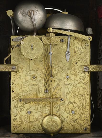 Table clock with pull quarter repeat by George Tyler | Science Museum ...