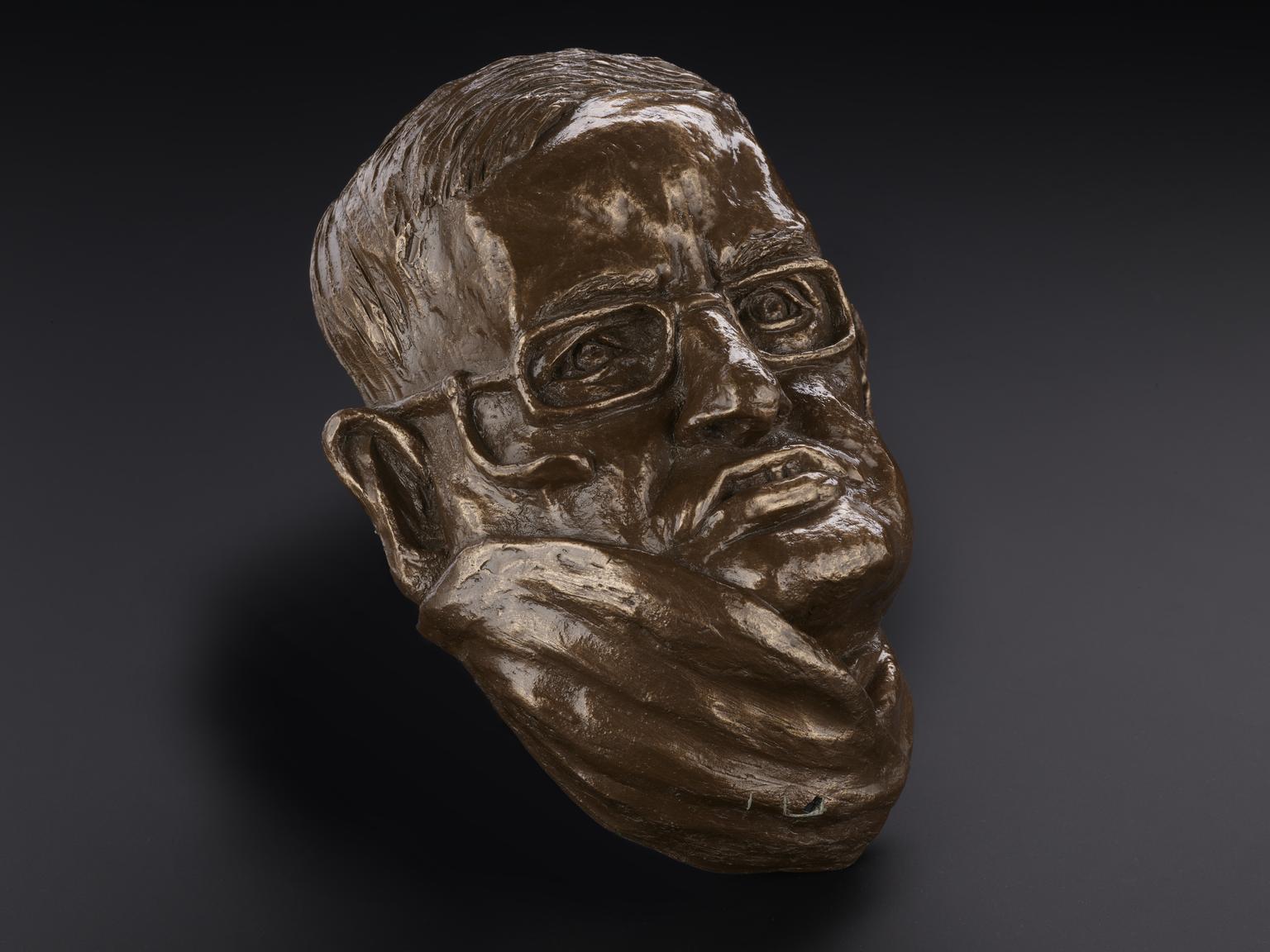 Resin portrait of Stephen Hawking | Science Museum Group Collection