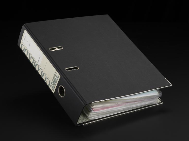 Binder with copies of preprints for distribution | Science Museum Group ...