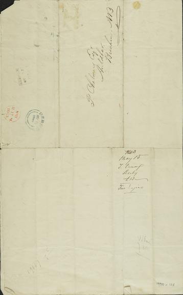 Lithograph on folded sheet: Thomas Crump | Science Museum Group Collection