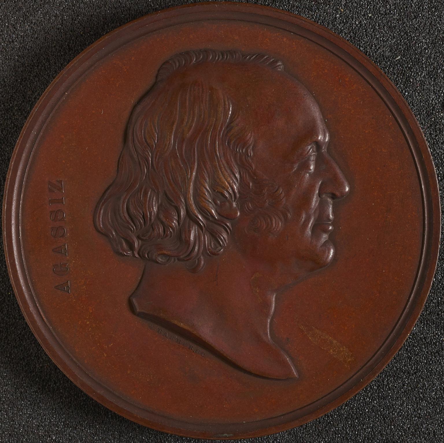 Medal commemorating Louis Agassiz | Science Museum Group Collection